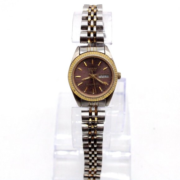 Sharp | Accessories | Vintage Sharp Watch Womens Silver Tone Stainless ...